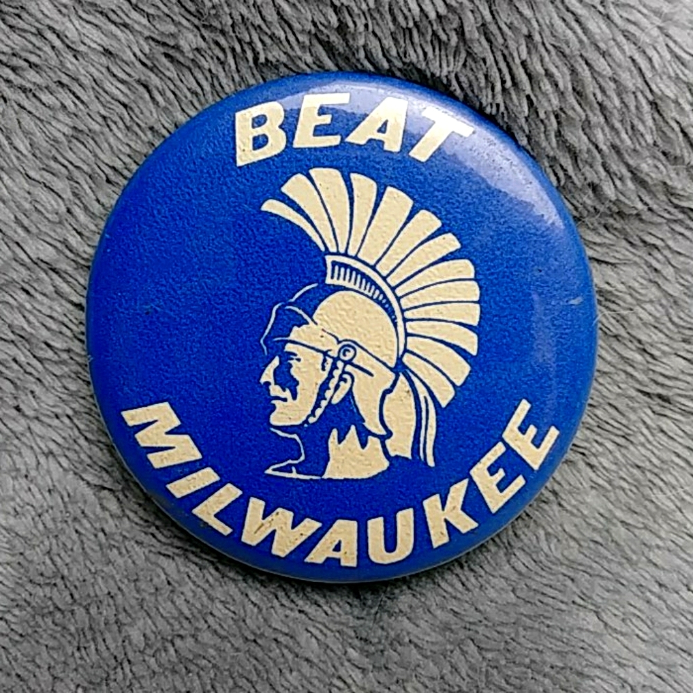 Vintage Milwaukee Marquette Warrior Pin - Gem